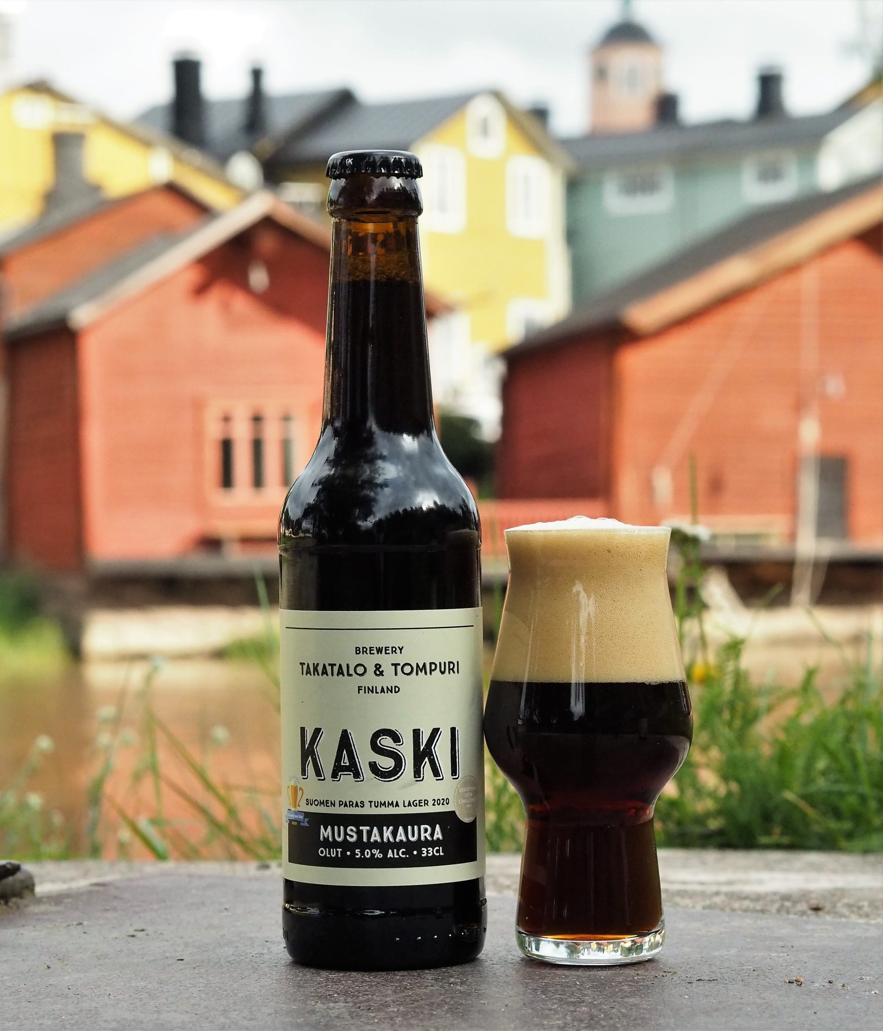 Suomen Paras Olut 2023 on Takatalo & Tompurin KASKI Mustakaura - Olutliitto